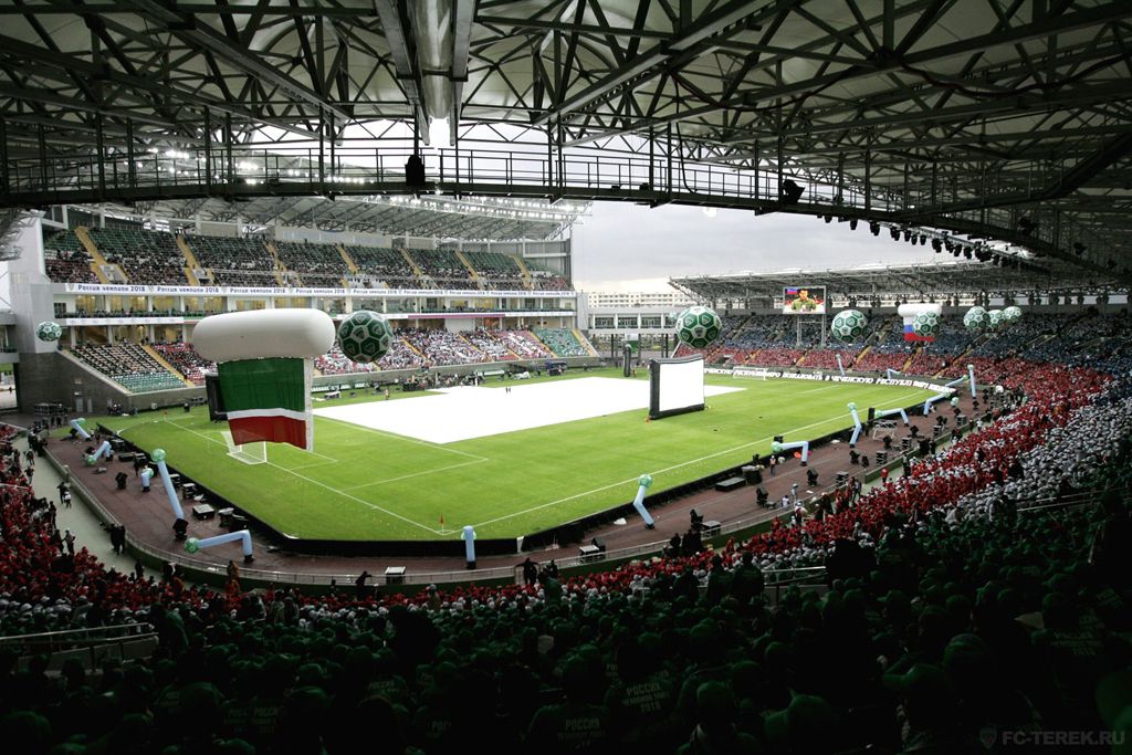 Стадион «Ахмат-Арена» (Akhmat-Arena) - Стадионы мира
